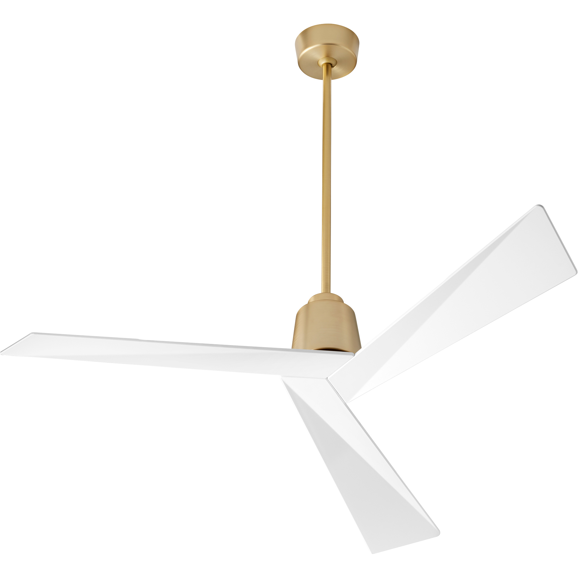Oxygen Lighting 3-113-640 Dynamo 54 inch Aged Brass/White with White ...
