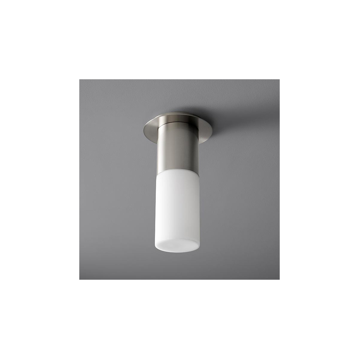 Oxygen Lighting 3-309-124 Pilar LED 6 inch Satin Nickel Flush Mount ...