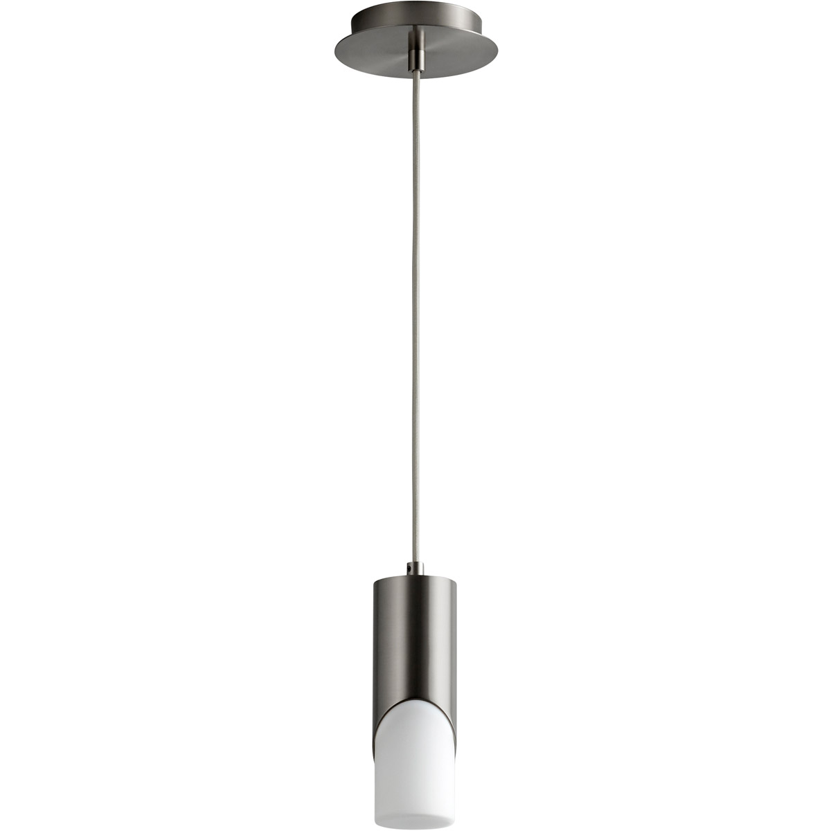 Oxygen Lighting 3-667-124 Ellipse LED 3 inch Satin Nickel Pendant ...